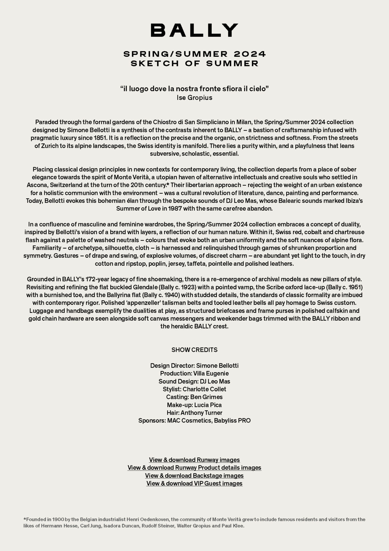 Dan Thawley Collection Statements (New) — Creative Exchange Agency