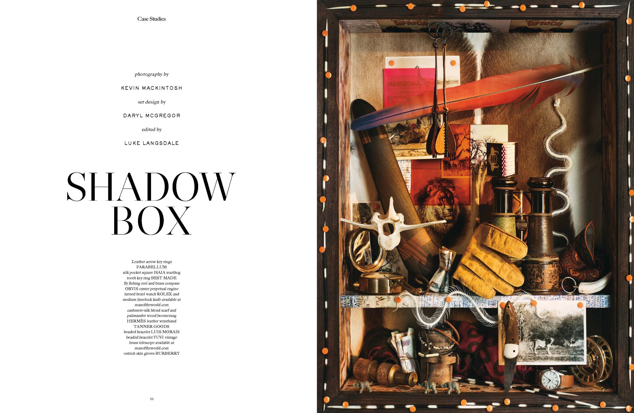 Shadow Box - Man of the World Issue 9 — Creative Exchange Agency