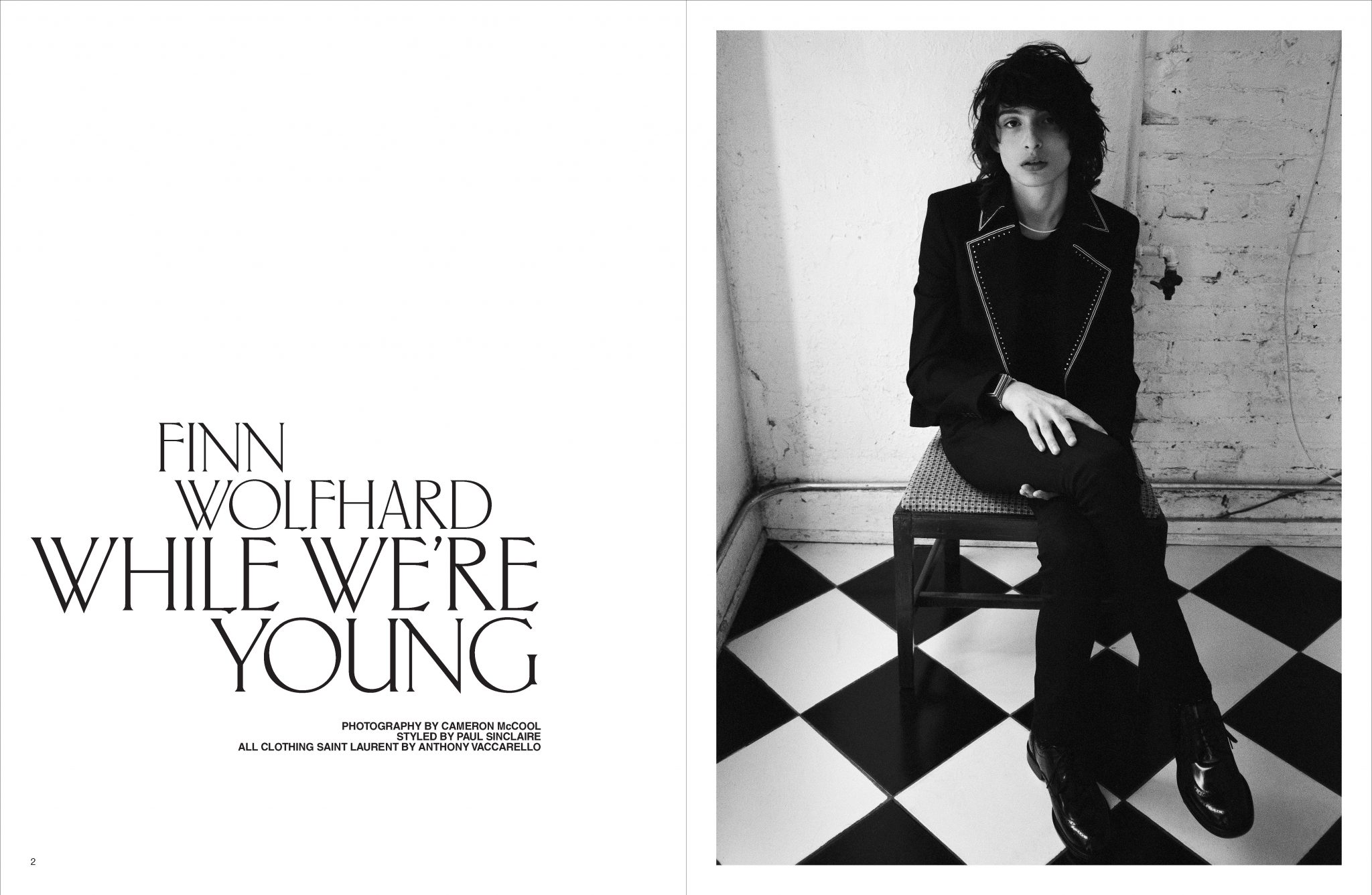 Paul Sinclaire - At Large Magazine: Finn Wolfhard — Creative Exchange ...