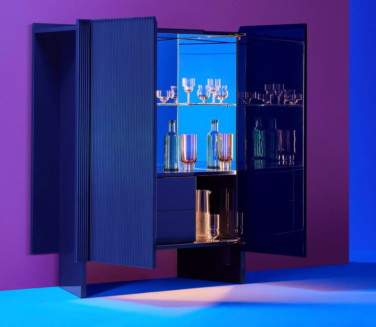 ‘Hayama’ bar cabinet by Patricia Urquiola for Cassina is inspired by ...