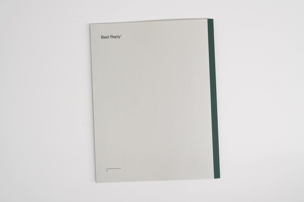 Buck Ellison - Best Reply Book — Creative Exchange Agency