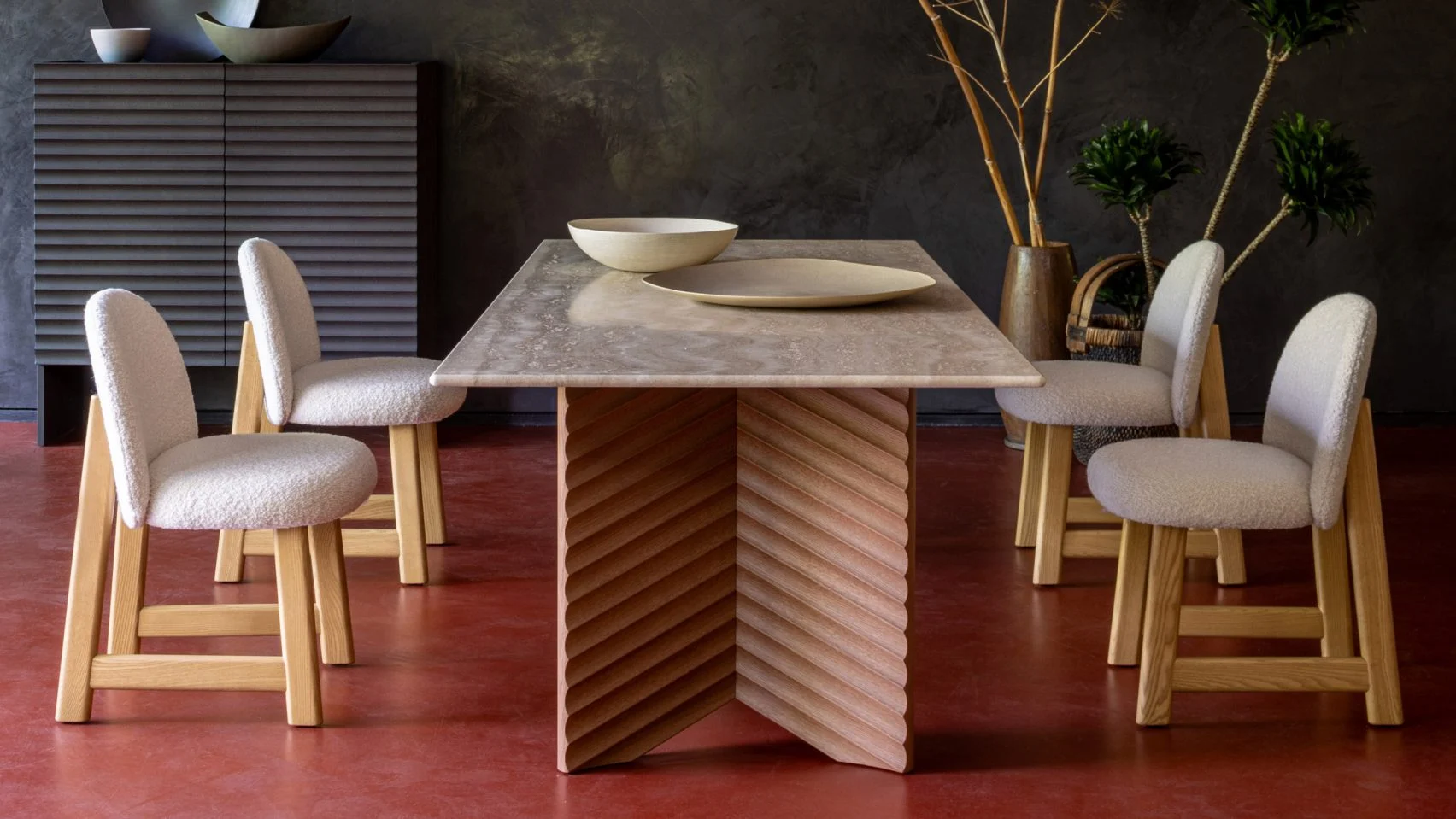 Rows table by Patricia Urquiola for Moroso — Creative Exchange Agency